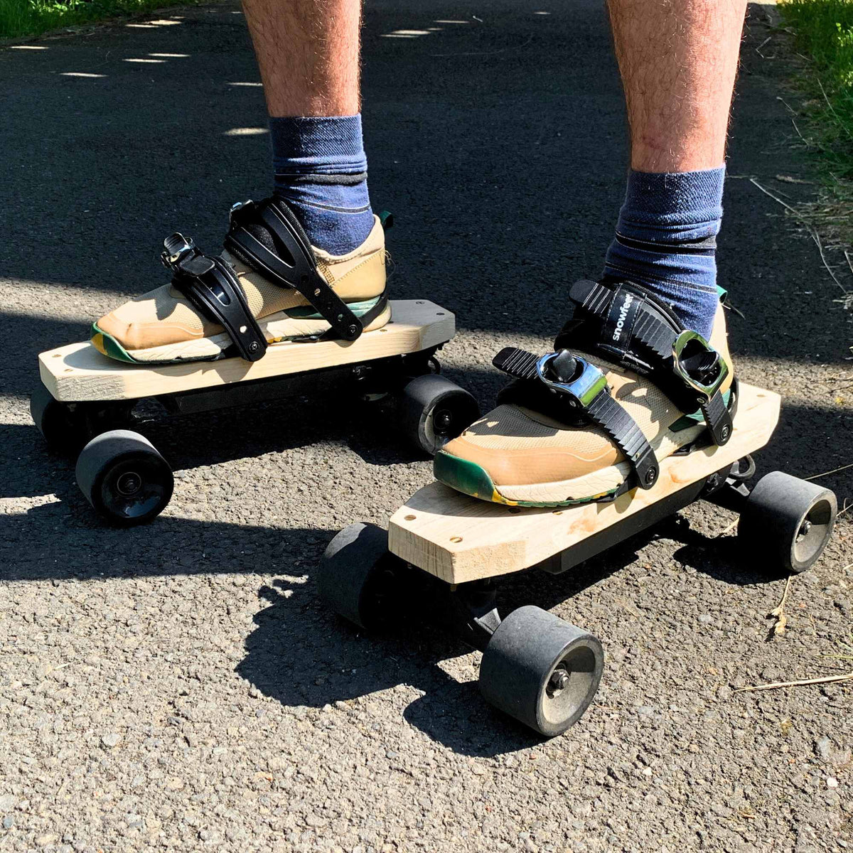 DIY Electric Skates from E-skateboard Kit | Electric Rollerblades